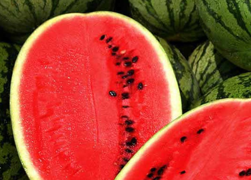 Watermelon · raw | 30 calories | Happy Forks