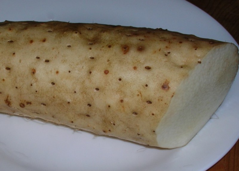 Mountain yam · hawaii · cooked · steamed | 82 calories | Happy Forks