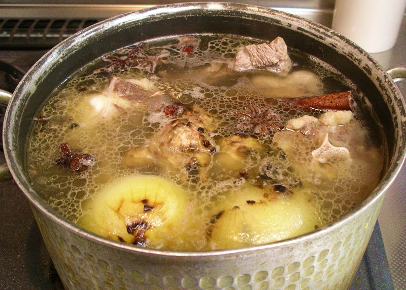 Soup · stock · fish · home-prepared | 16 calories | Happy Forks