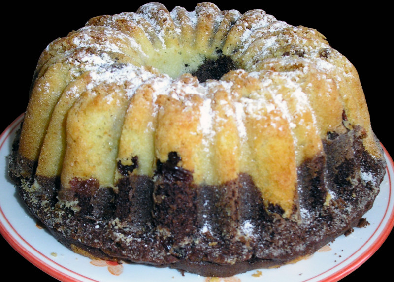 Cake · marble · dry mix · pudding-type | 416 calories | Happy Forks