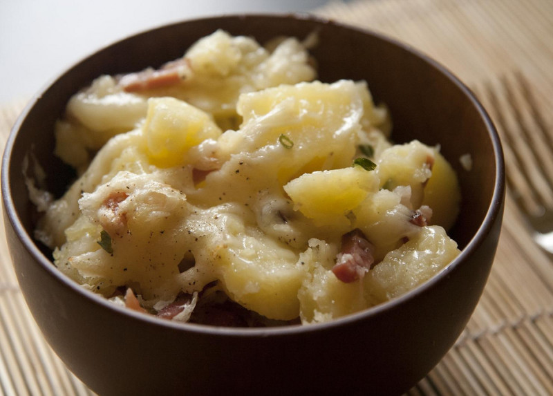 Pepperjack potatoes recipe | 148 calories | Happy Forks